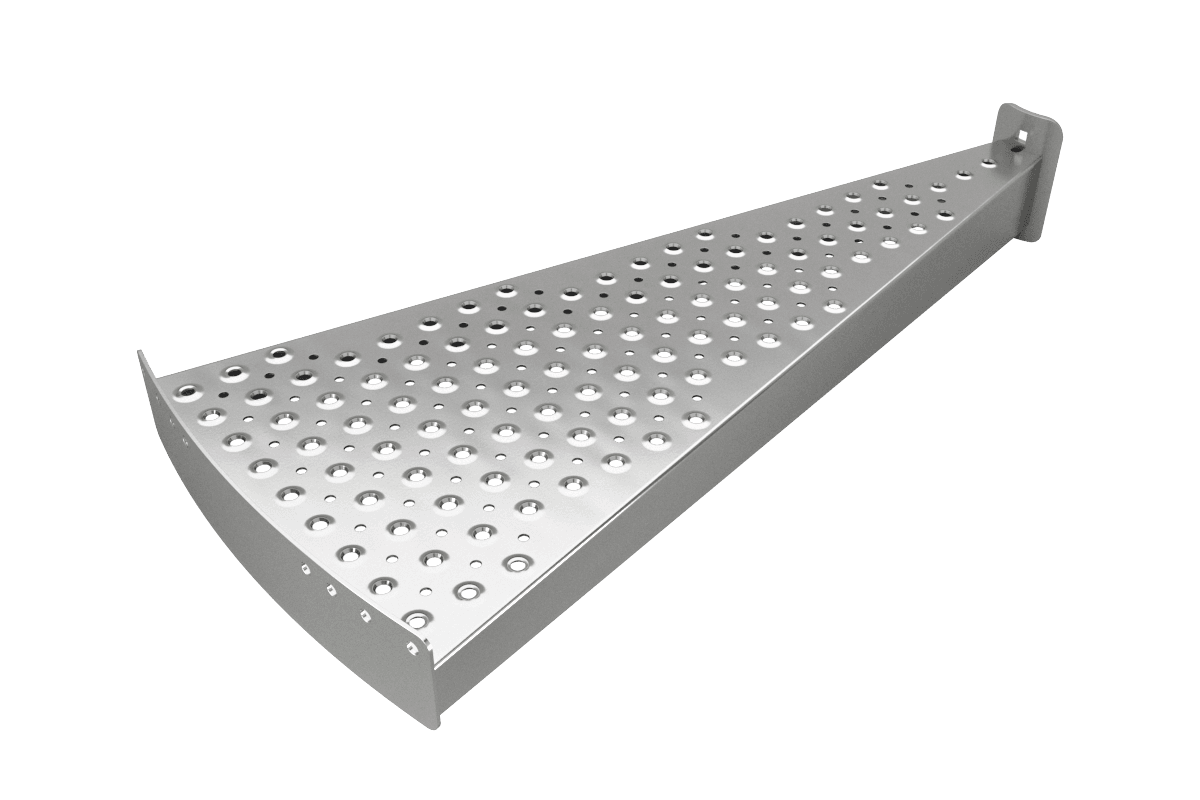 Spiral stairs for tanks - TLC EU Steel Equipment | Design & Production