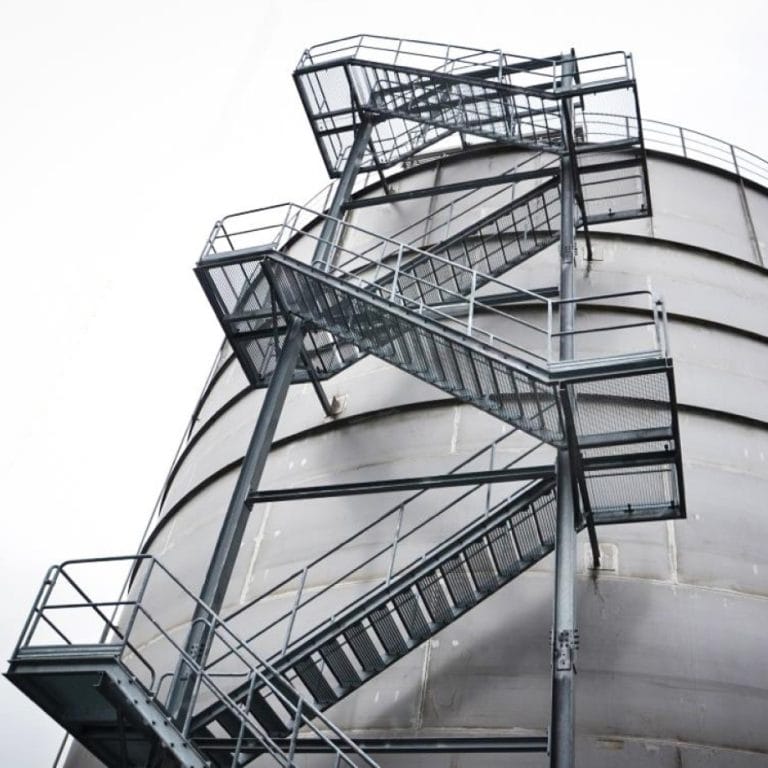 Staircases for tanks - TLC EU Steel Equipment | Design & Production