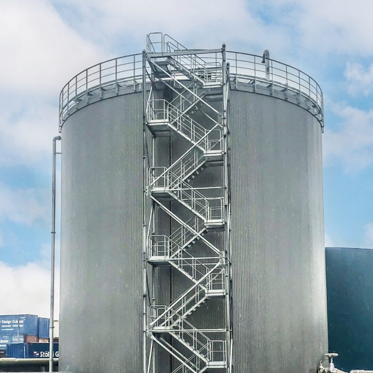 Staircases for tanks - TLC EU Steel Equipment | Design & Production
