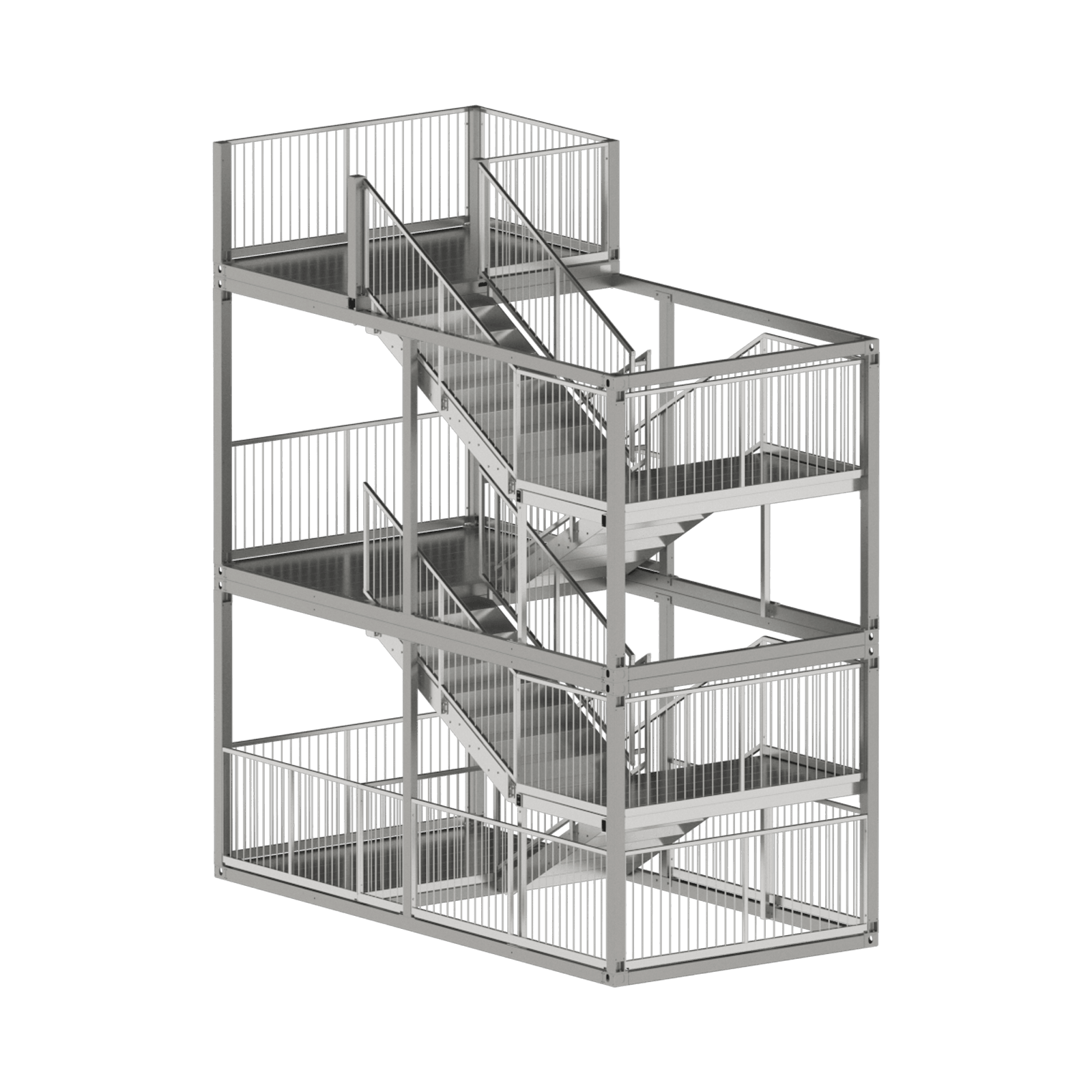 Steel container stairs and staircases 5kN - TLC EU Steel Equipment ...
