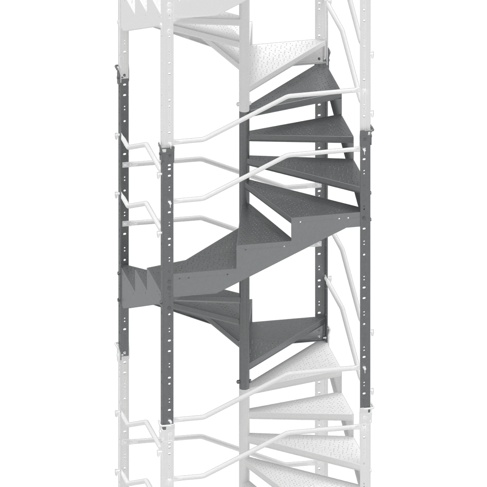 SST temporary spiral staircase - TLC EU Steel Equipment | Design ...