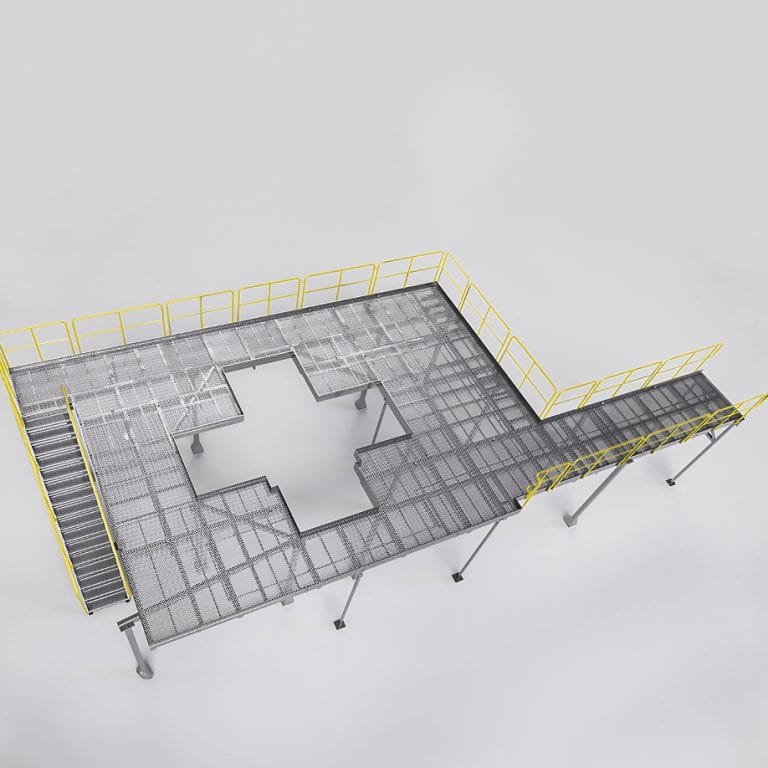 Internal access platforms to machine parks - TLC EU Steel Equipment ...