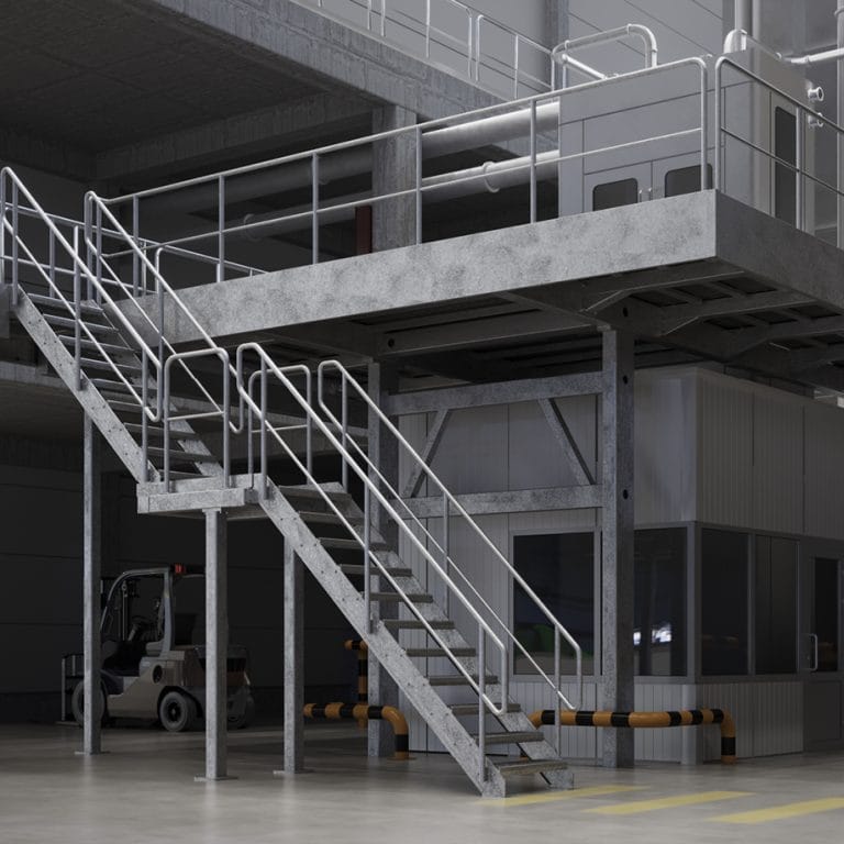 Internal access platforms to machine parks - TLC EU Steel Equipment ...