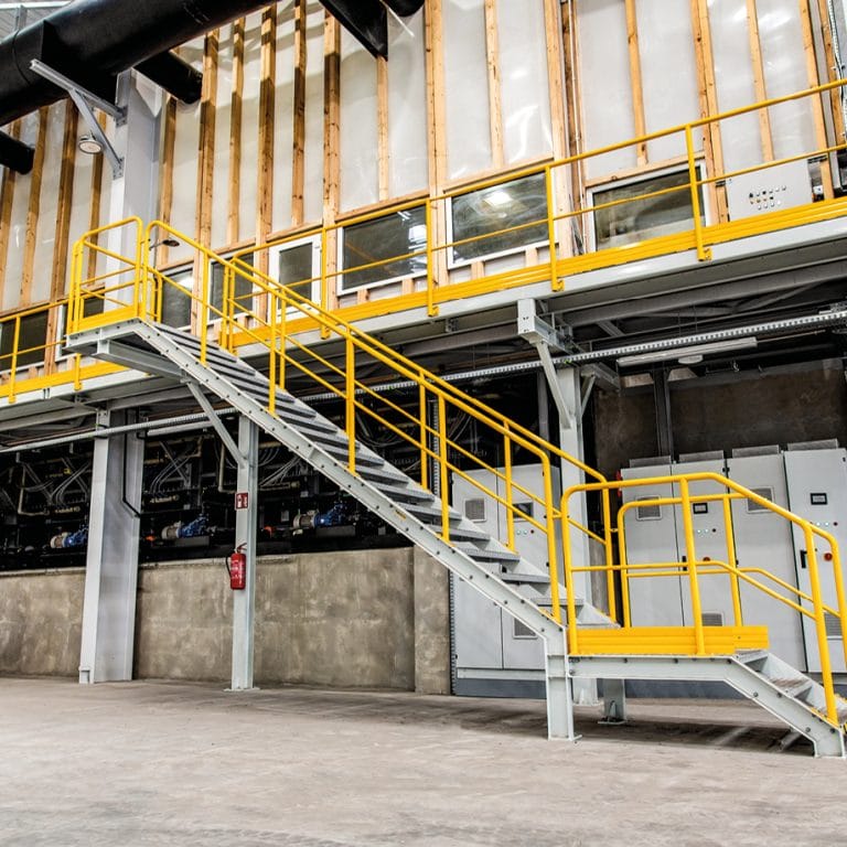 Internal access platforms to machine parks - TLC EU Steel Equipment | Design & Production