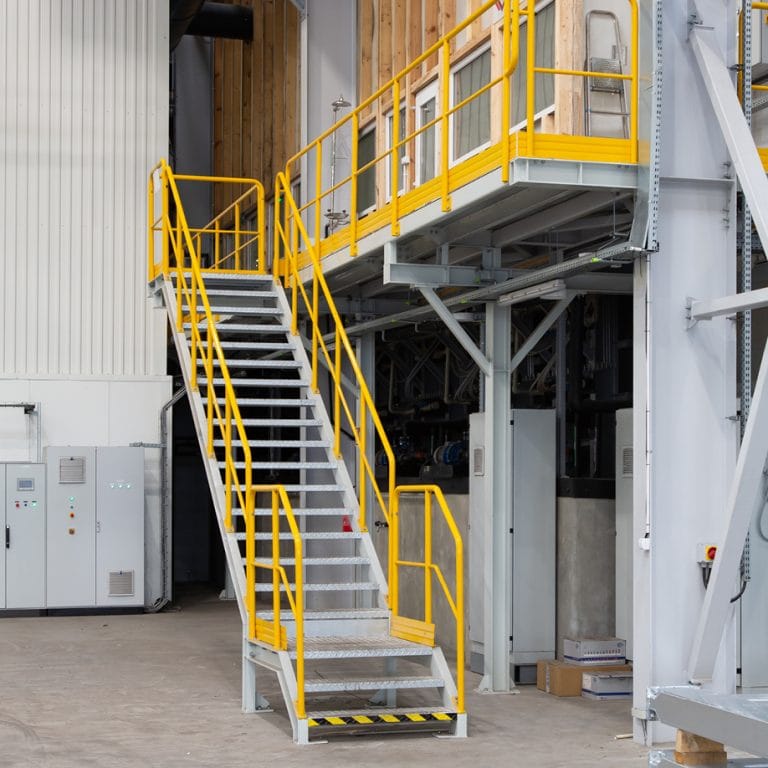 Internal access platforms to machine parks - TLC EU Steel Equipment ...