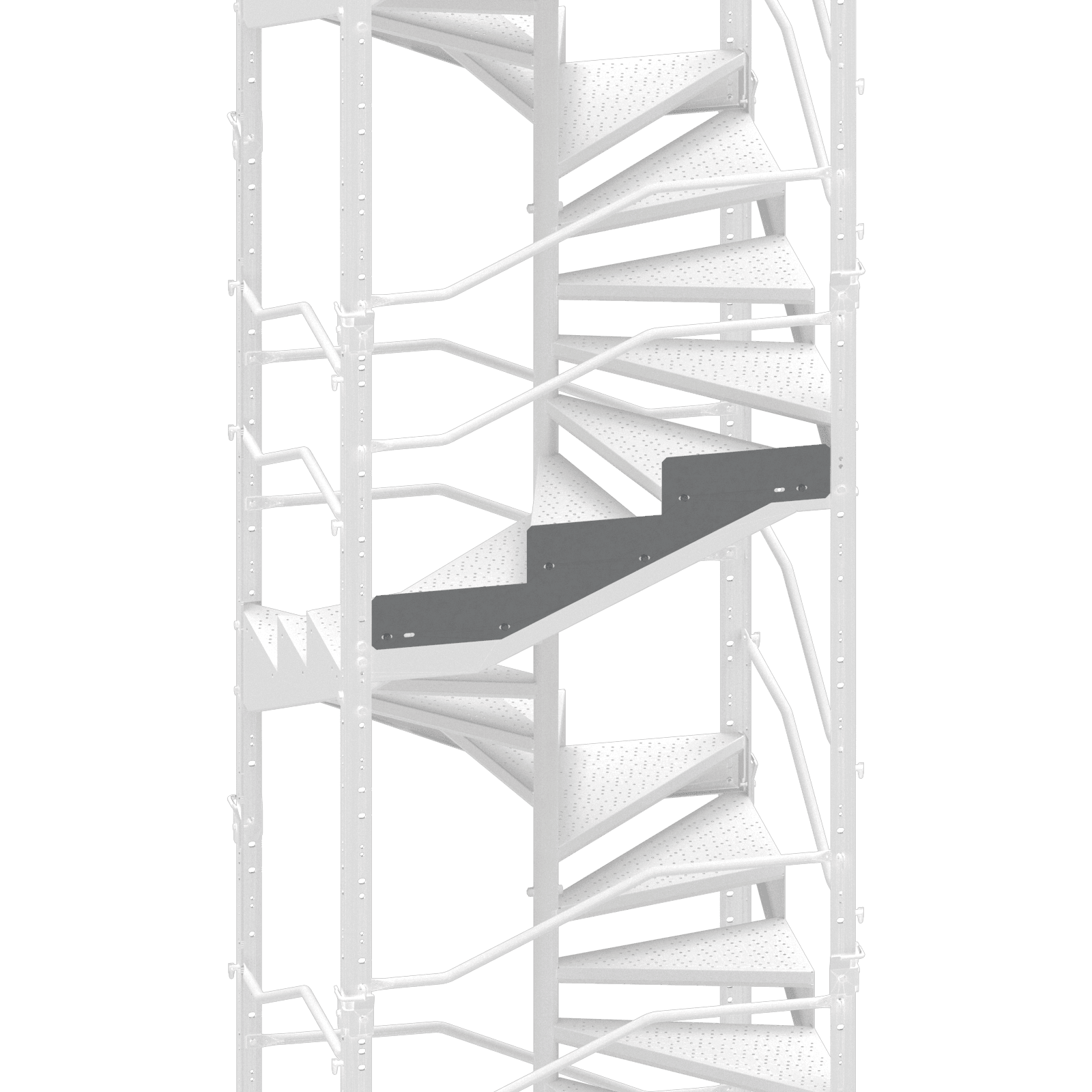 SST temporary spiral staircase - TLC EU Steel Equipment | Design ...