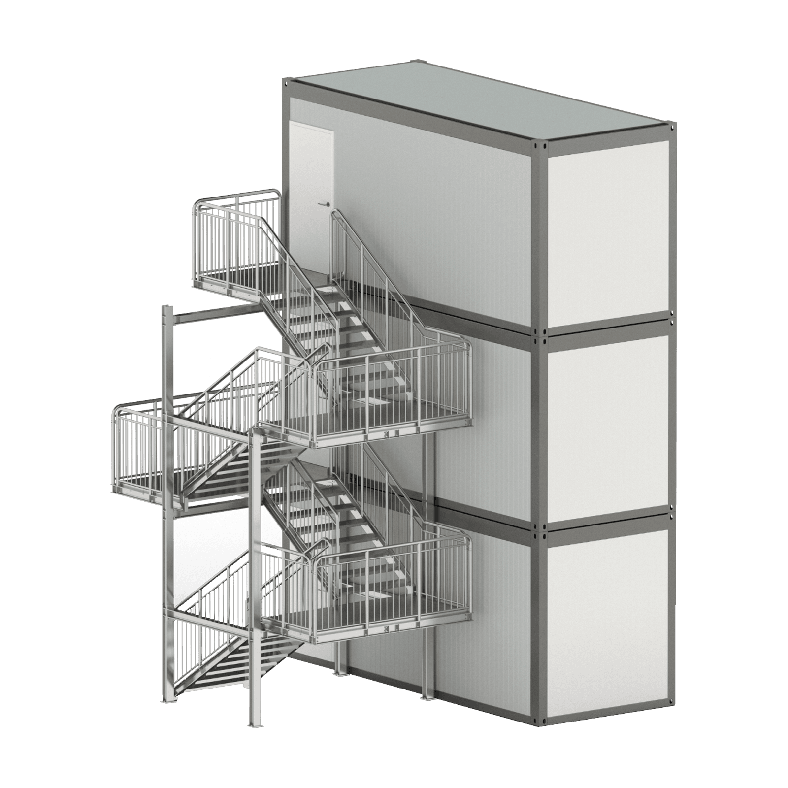 Steel container stairs and staircases 5kN - TLC EU Steel Equipment ...