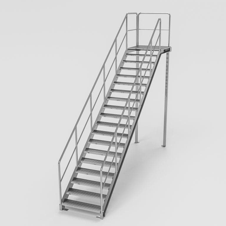 Straight stairs - TLC EU Steel Equipment | Design & Production