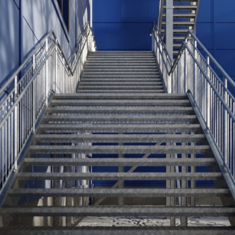 Straight stairs - TLC EU Steel Equipment | Design & Production