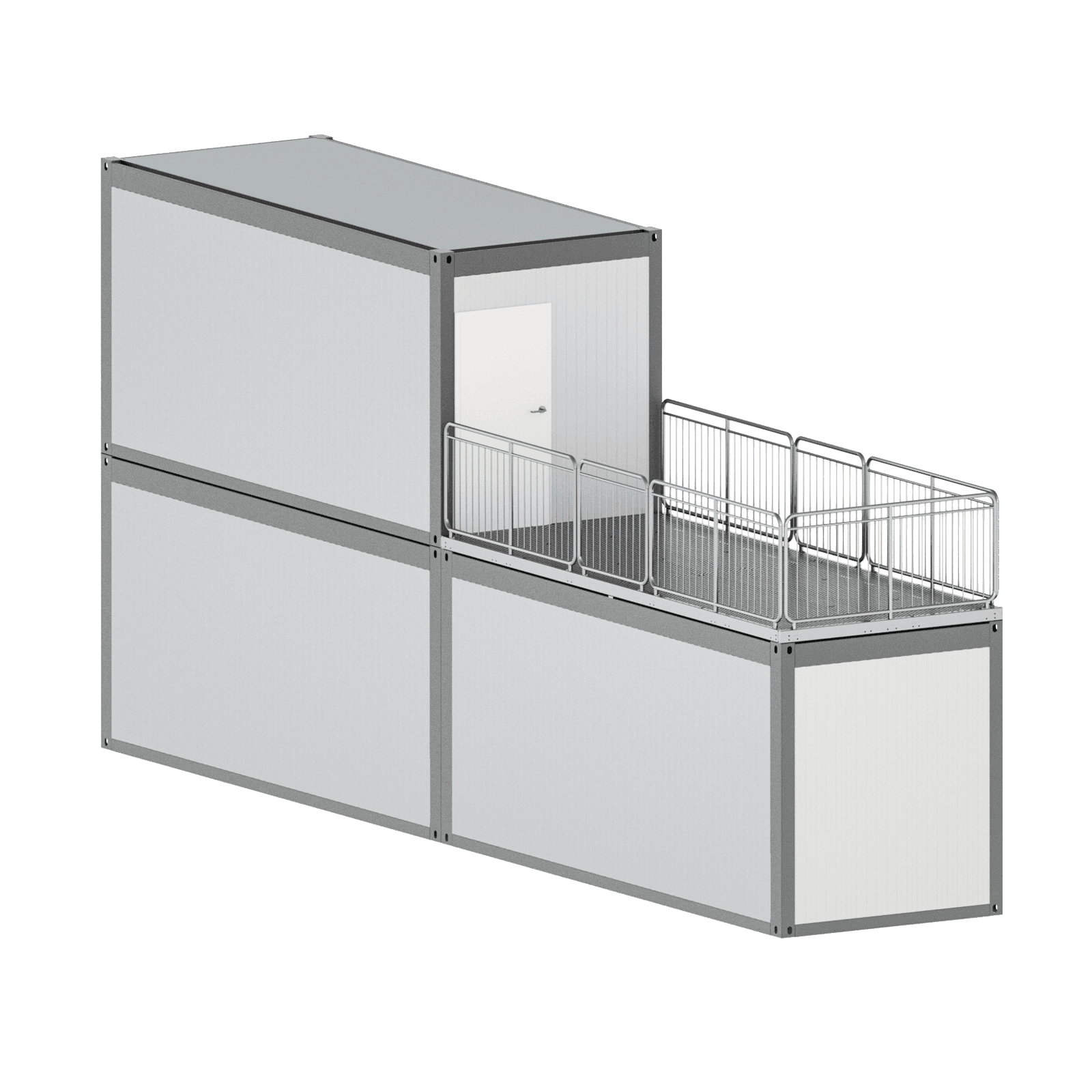 Steel container terraces - TLC EU Steel Equipment | Design & Production
