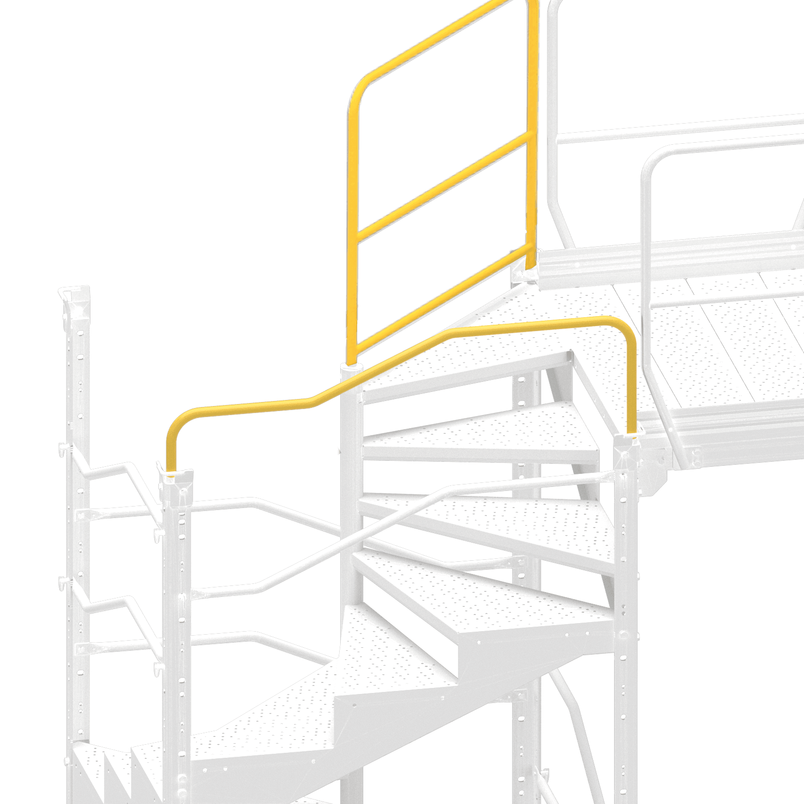 SST temporary spiral staircase - TLC EU Steel Equipment | Design ...