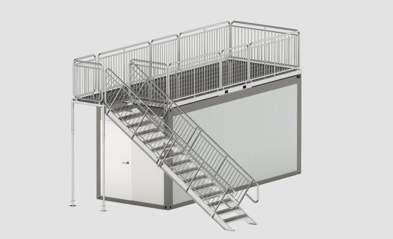 Container stairs - TLC EU Steel Equipment | Design & Production